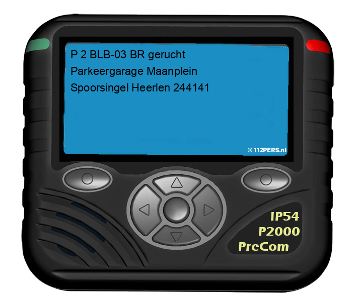 Brandweer met gepaste spoed naar Maanplein in Heerlen - 112PERS.nl