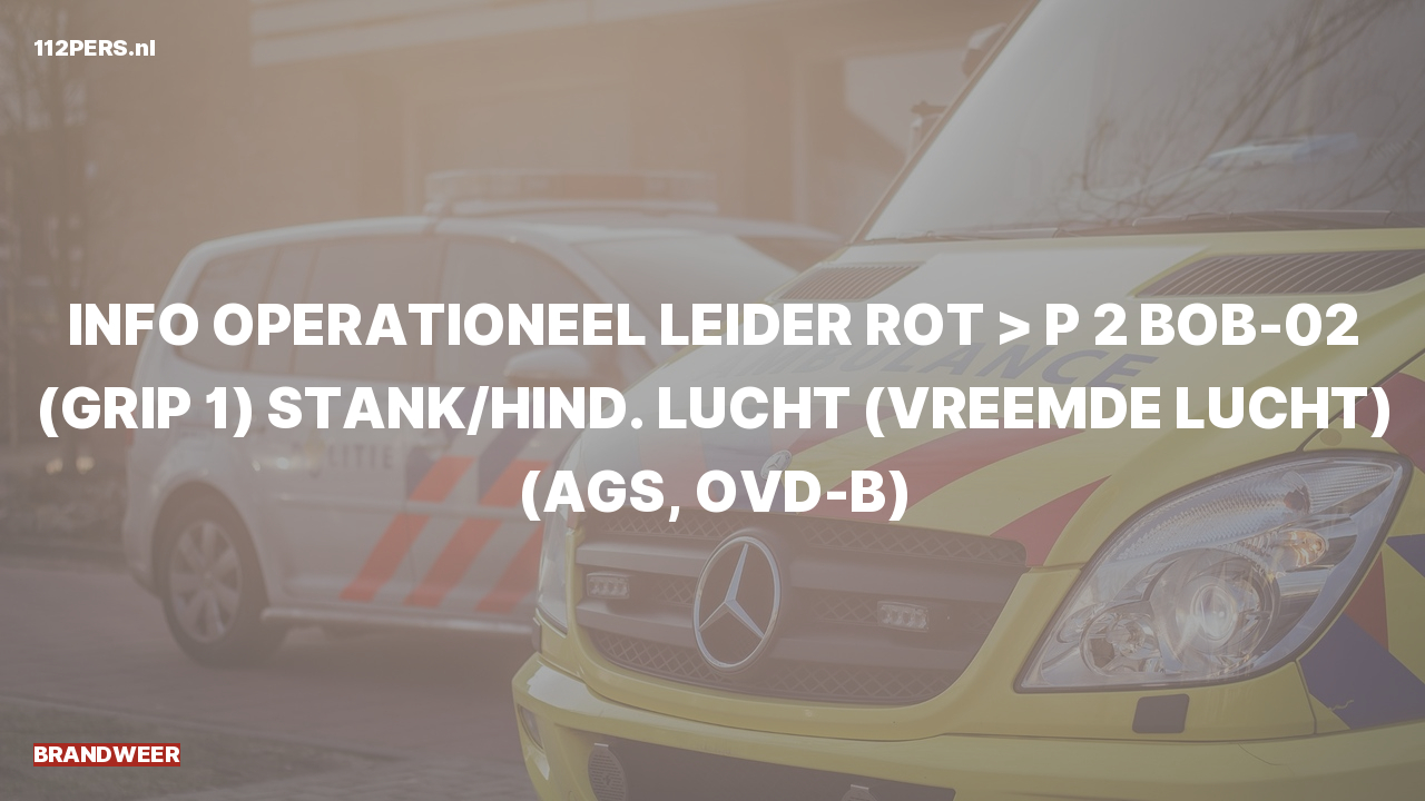 Brandweer naar melding - 112PERS.nl