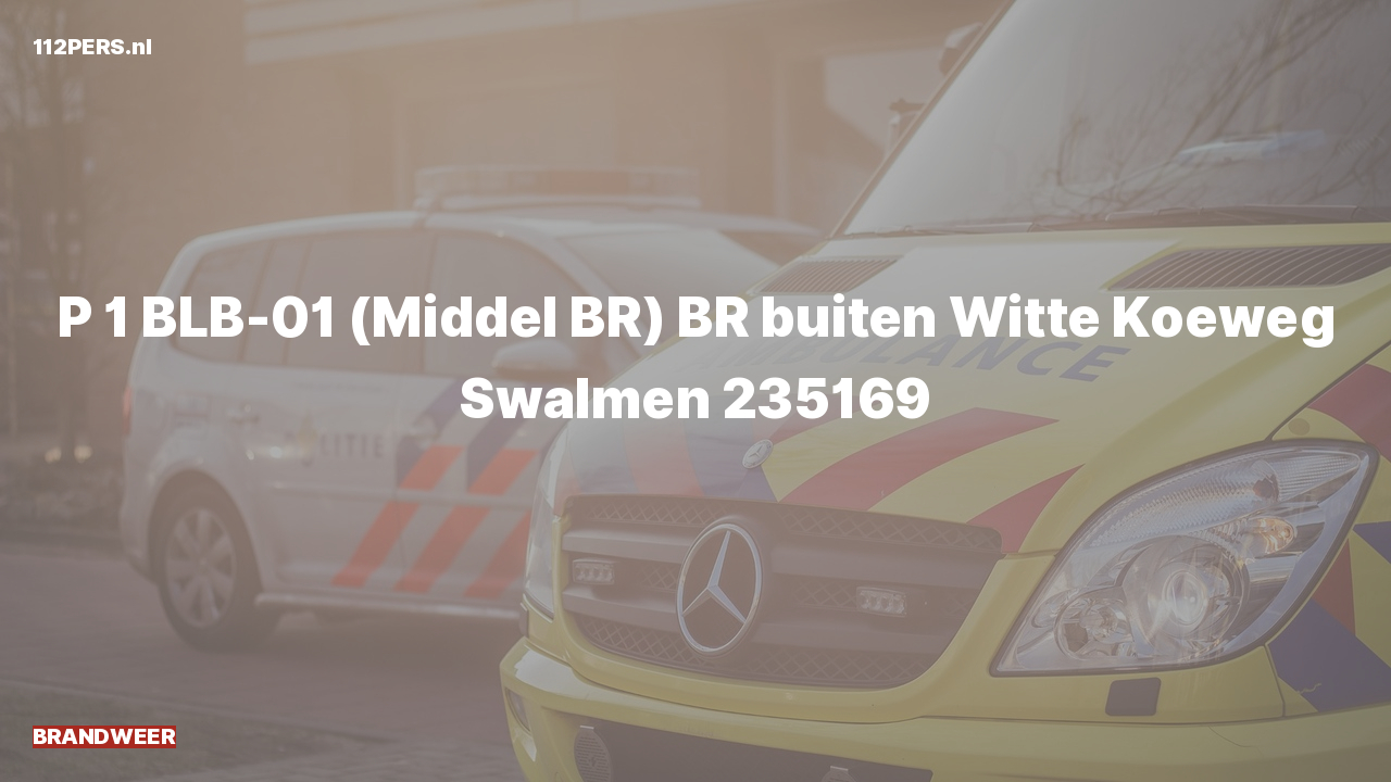 Brandweer met spoed naar Witte Koeweg in Swalmen - 112PERS.nl