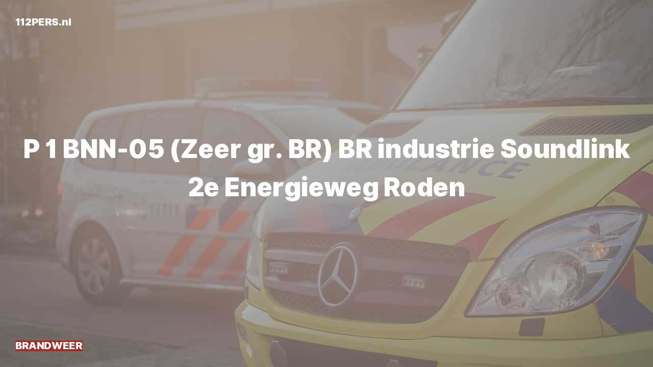 Brandweer met spoed naar 2e Energieweg in Roden - 112PERS.nl