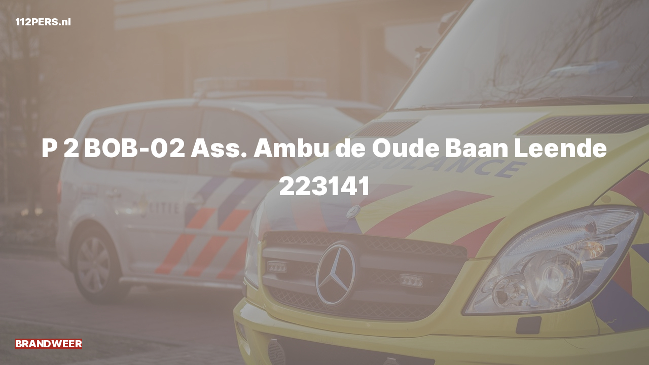 Brandweer met gepaste spoed naar de Oude Baan in Leende - 112PERS.nl