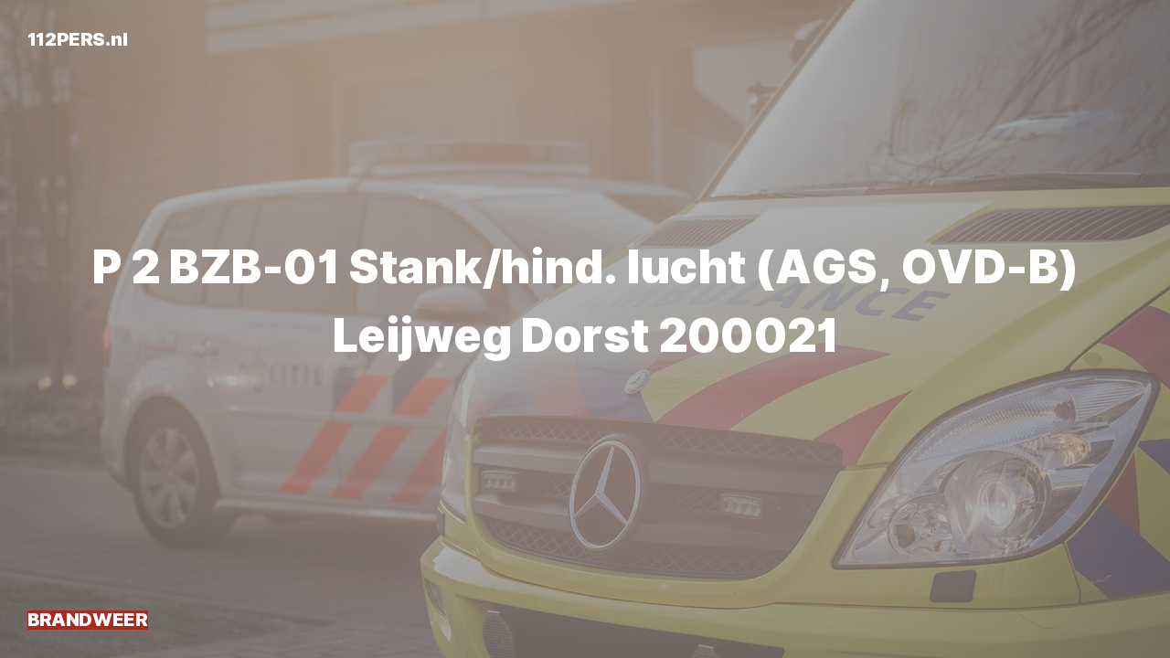 Brandweer met gepaste spoed naar Leijweg in Dorst - 112PERS.nl