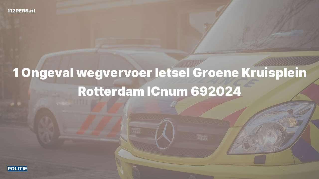 Politie naar Kruisplein in Rotterdam - 112PERS.nl